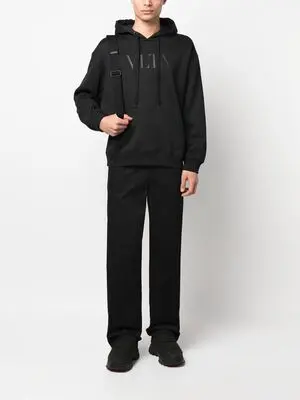 Valentino Garavani Vltn-print Drawstring Hoodie