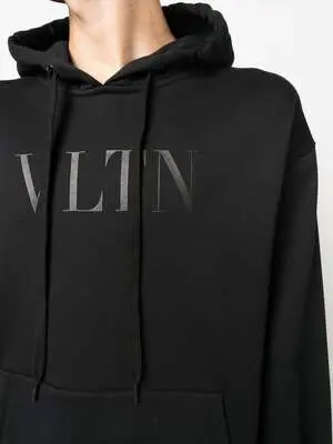 Valentino Garavani Vltn-print Drawstring Hoodie