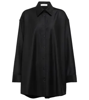 THE ROW Caroline Virgin Wool Shirt
