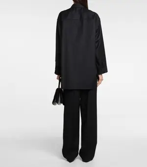 THE ROW Caroline Virgin Wool Shirt