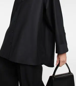 THE ROW Caroline Virgin Wool Shirt
