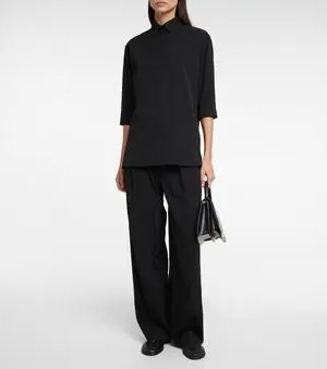 THE ROW Elada Wool-blend Shirt