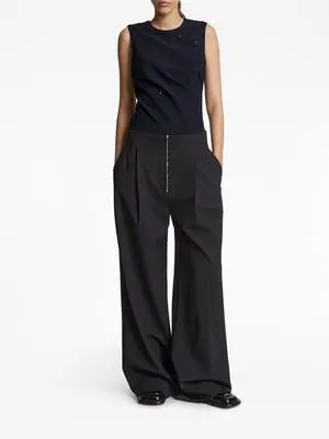 Proenza Schouler Twisted-detail Blouse - Blue