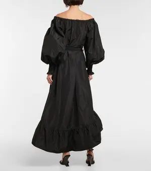 PATOU Off-shoulder Maxi Dress - Black