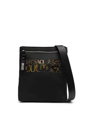 Versace Logo-embellished Messenger Bag