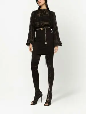 Dolce & Gabbana Milano-rib Miniskirt