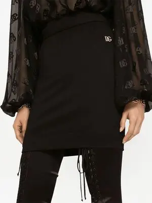 Dolce & Gabbana Milano-rib Miniskirt
