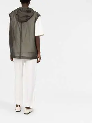 Fabiana Filippi Panelled Hooded Vest