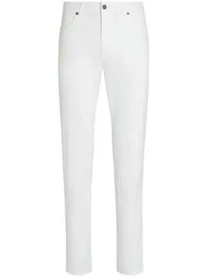 Zegna Roccia Slim-fit Jeans - White