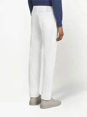 Zegna Roccia Slim-fit Jeans - White