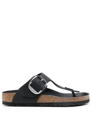BIRKENSTOCK Gizeh Leather Buckle Sandals