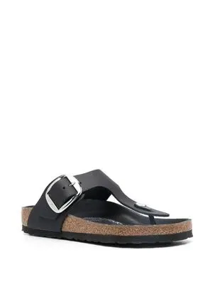 BIRKENSTOCK Gizeh Leather Buckle Sandals