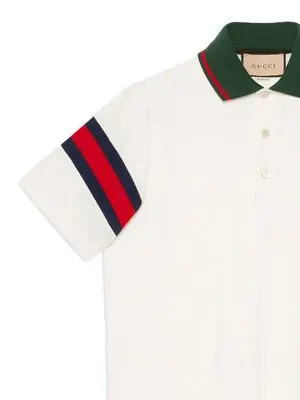 Gucci Web-tripe Jerey Polo Hirt