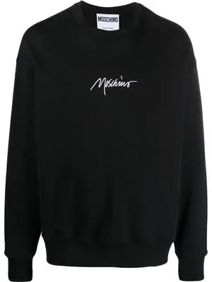 Moschino Logo-print Crew-neck Sweatshirt