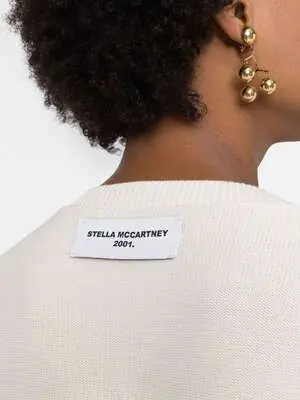 Stella McCartney Logo-patch Jumper - Neutrals
