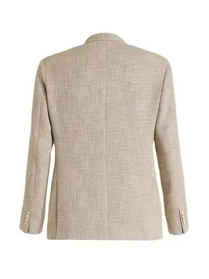 Etro Single-breasted Tailored Blazer - Neutrals