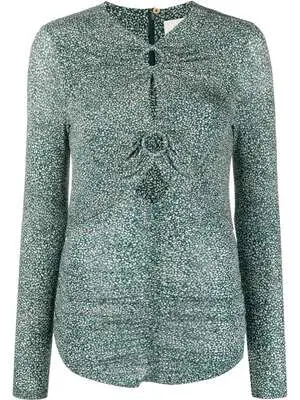Isabel Marant Étoile Joneli Animal-print Top