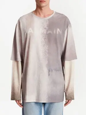 Balmain Logo-print Organic Cotton T-shirt
