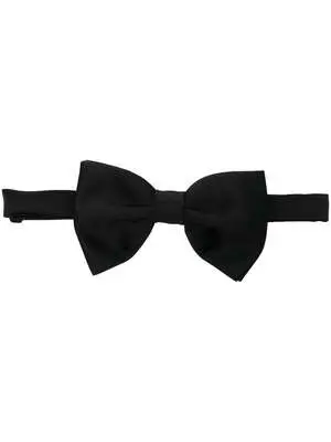 Tagliatore Clasp-fastening Bow Tie - Black