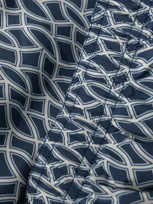 Tagliatore Abstract-pattern Swim Shorts