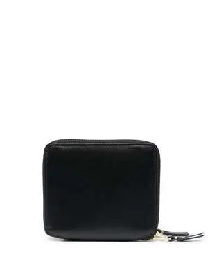 Comme Des Garçons Zipped Leather Wallet - Black