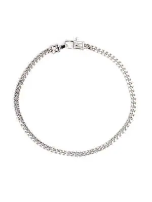 Tom Wood Curb M Bracelet - Silver