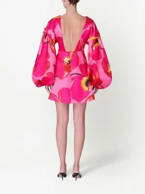 Carolina Herrera Balloon-sleeves Dress