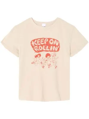 RE/DONE Graphic Print Short-sleeve T-shirt