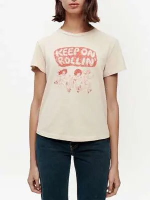 RE/DONE Graphic Print Short-sleeve T-shirt