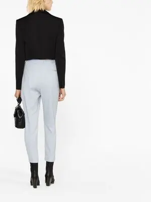 Alexander McQueen Cropped Wool Blazer
