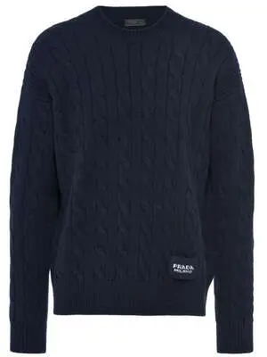 Prada Cable-knit Cashmere Sweater