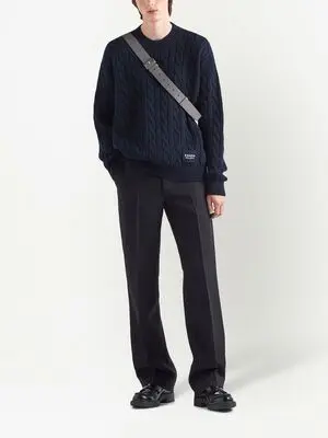 Prada Cable-knit Cashmere Sweater