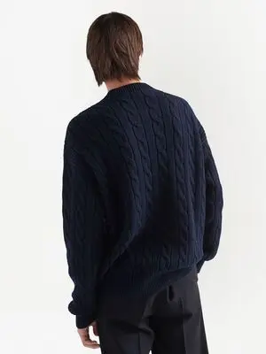 Prada Cable-knit Cashmere Sweater