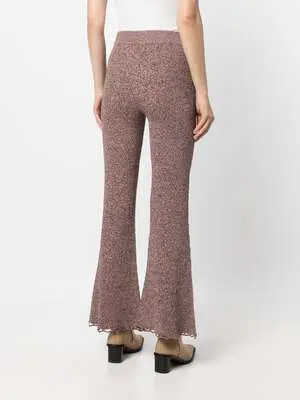 Ulla Johnson Knitted Flared Trousers