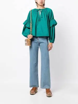 Ulla Johnson Tie-front Blouse
