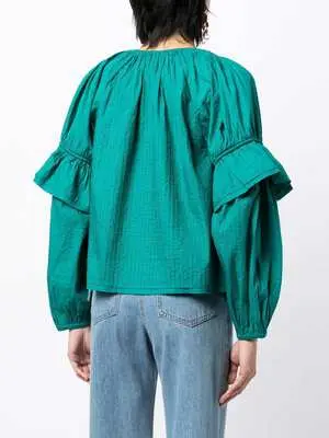 Ulla Johnson Tie-front Blouse
