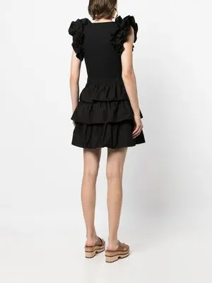 Ulla Johnson Ruffle-trim T-shirt Dress