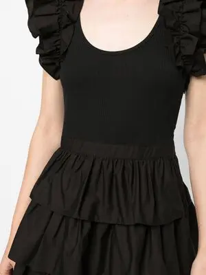 Ulla Johnson Ruffle-trim T-shirt Dress