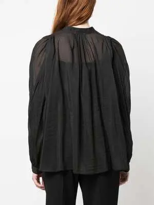 FORTE_FORTE Semi-sheer Blouse