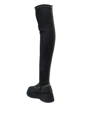 GANNI Flatform Over-the-knee Boots