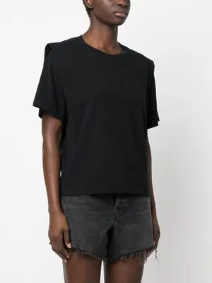 Isabel Marant Étoile Zelitos Organic-cotton T-shirt - Black