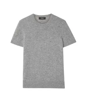 THEORY Basic Feather Cashmere Tee