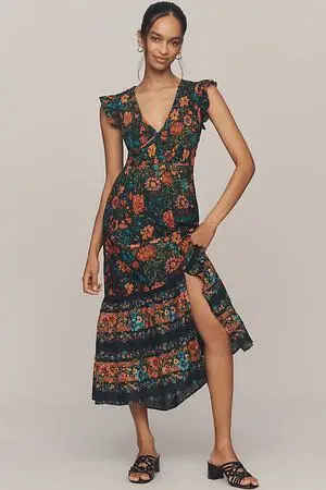 Anthropologie Cap Sleeves Day Dresses