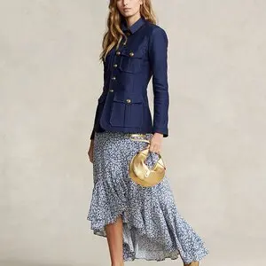Ralph Lauren Polo Id Metallic Mini Shoulder Bag