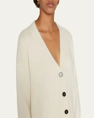 JIL SANDER Volume Cashmere Cardigan