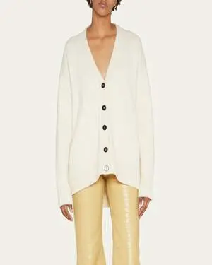 JIL SANDER Volume Cashmere Cardigan