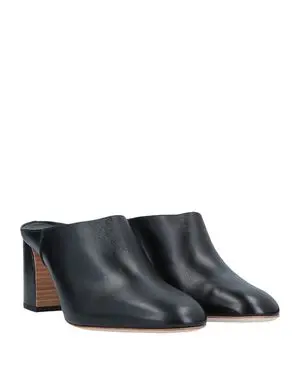 TOD'S Leather Mules - Black