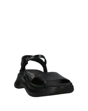 Hogan Leather Wedge Sandals