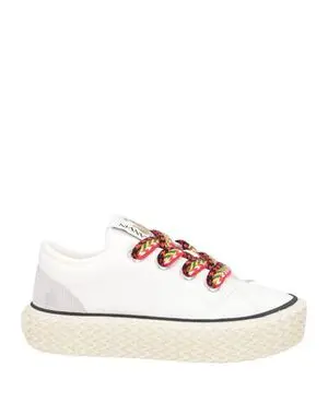 LANVIN Sneakers Light Size Textile Fibers - White