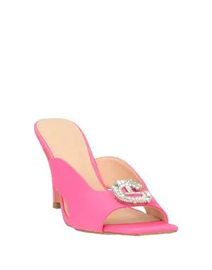 GAËLLE PARIS Textile Fiber Sandals - Pink